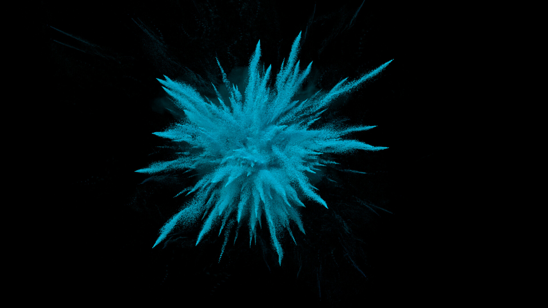 ArtStation - VFX Color Dust Explosion