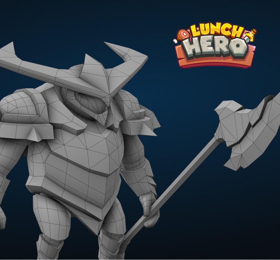 ArtStation - Lunch Hero - Bug Knight Boss 2