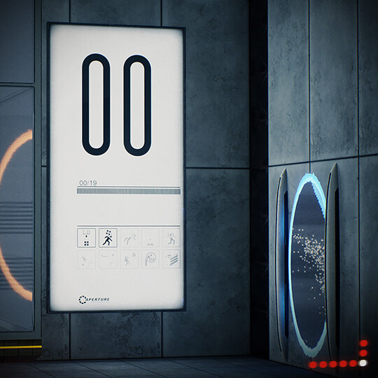 ArtStation - Portal Level 00 Remake