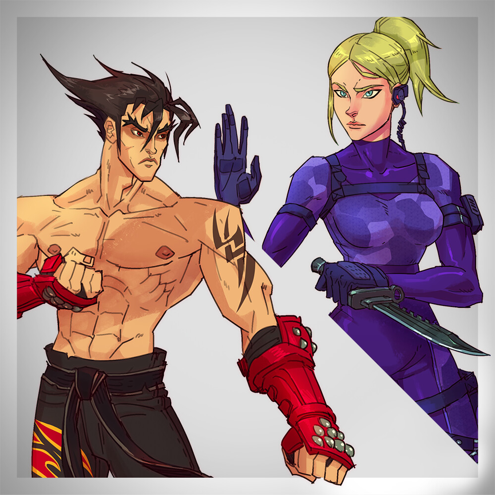 ArtStation - Tekken Tribute - Round 1