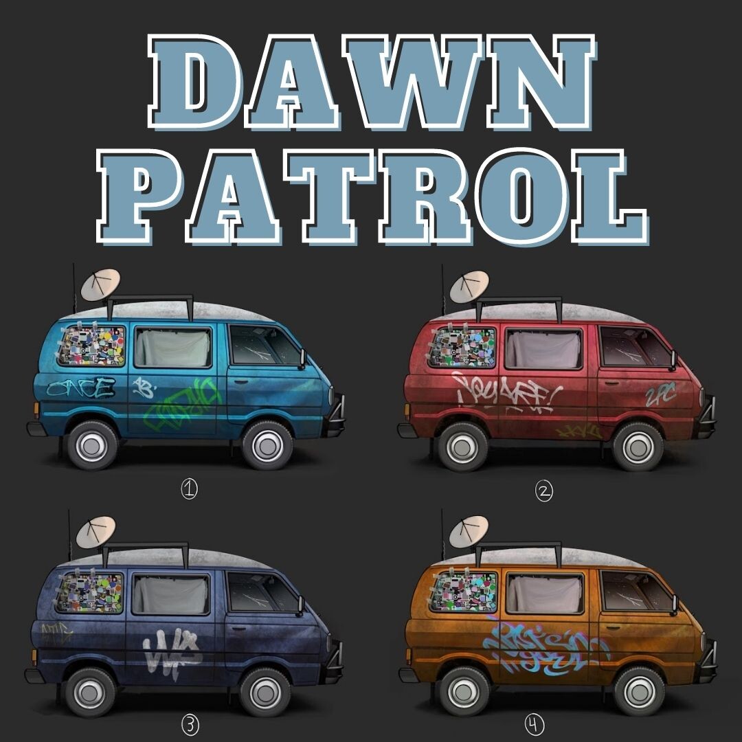 ArtStation - Dawn Patrol - Van Concepts