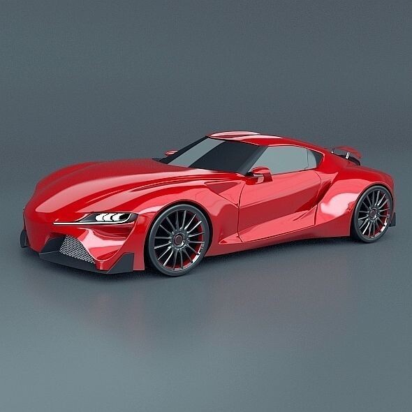 ArtStation - Toyota FT1 concept car 3d model