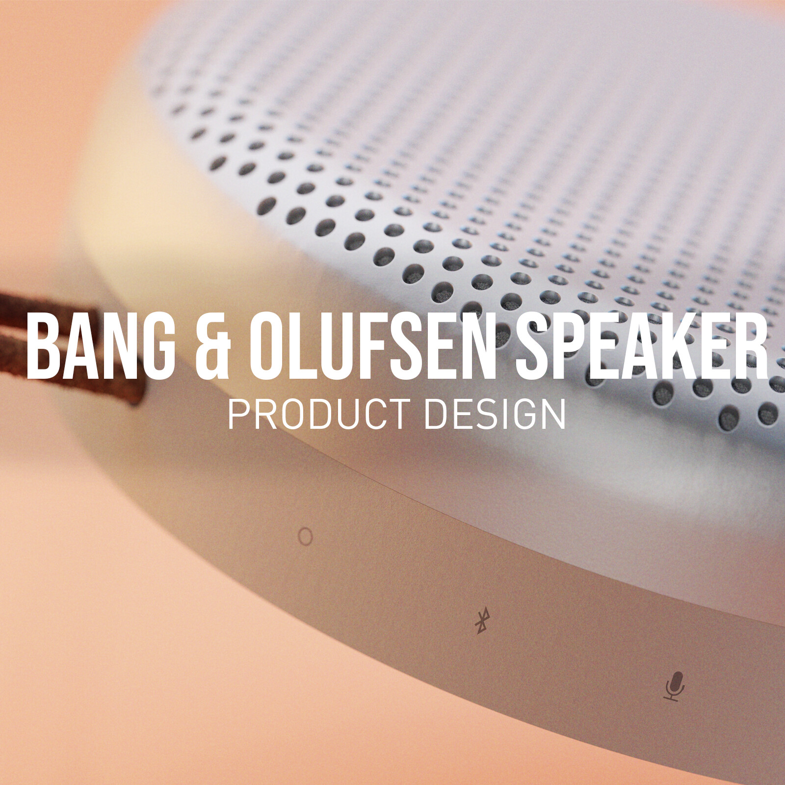 ArtStation - Bang & Olufsen Speaker Product Design