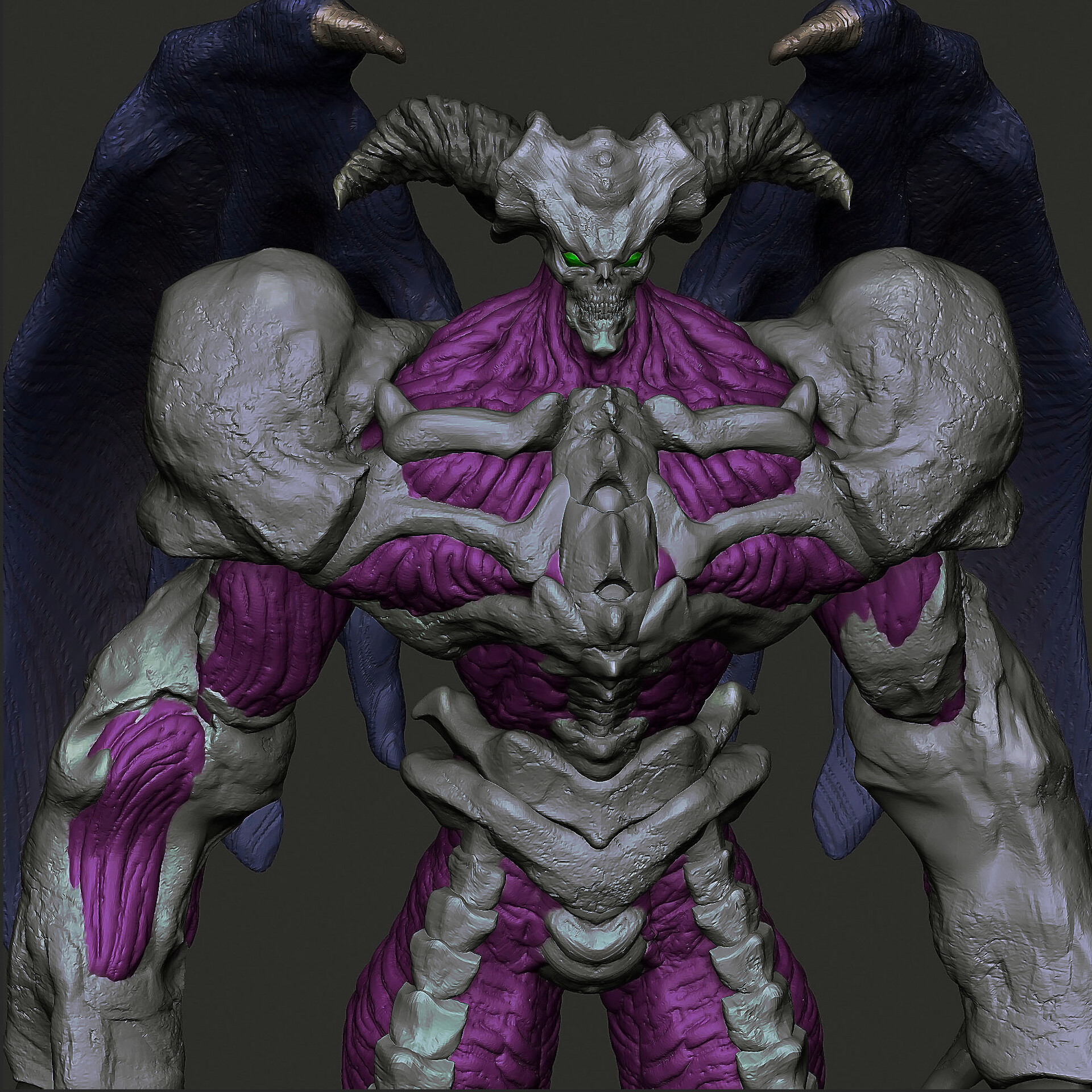 ArtStation - Summoned skull Yu-Gi-Oh! 3D printing