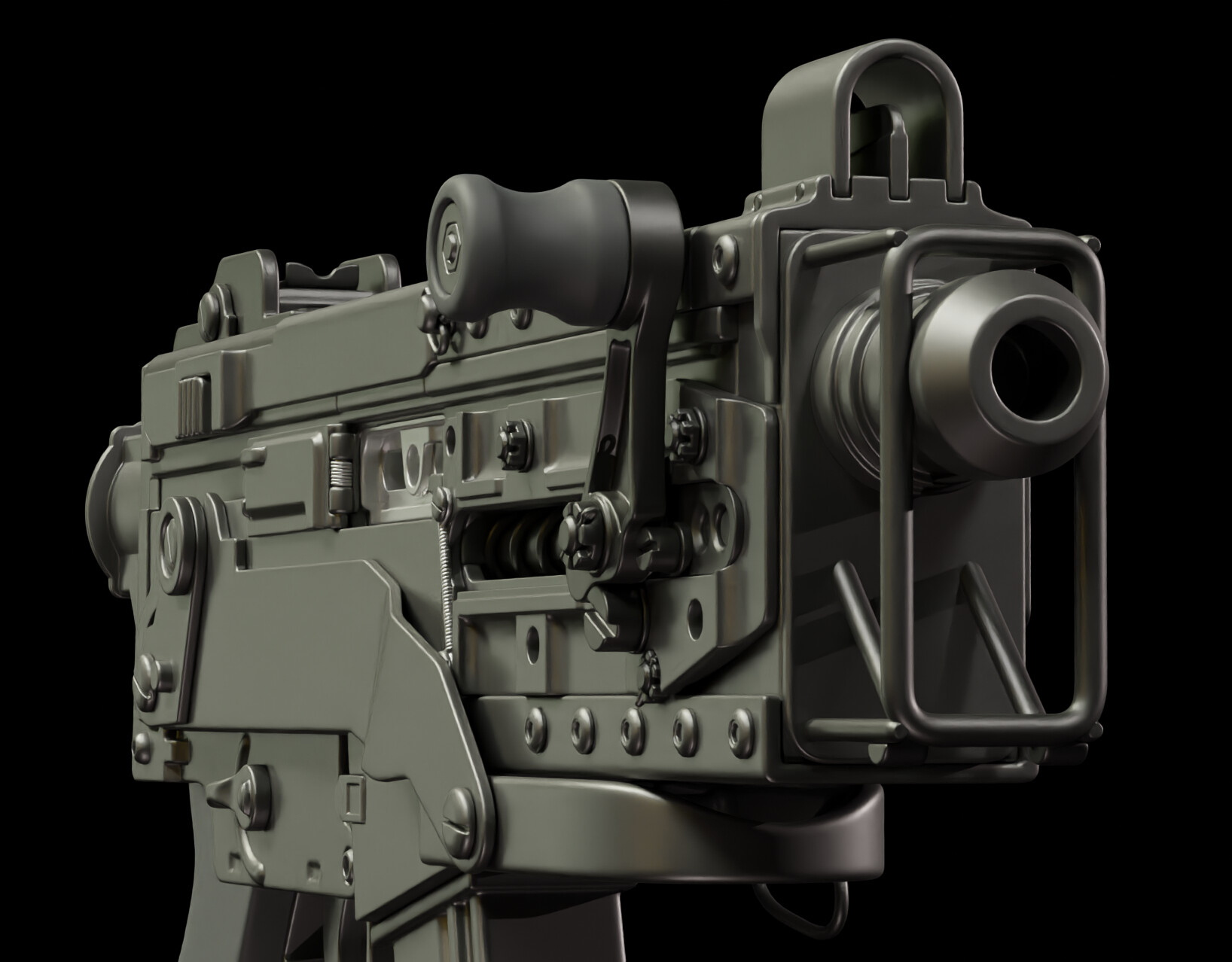 ArtStation - 10mm SMG -wip-