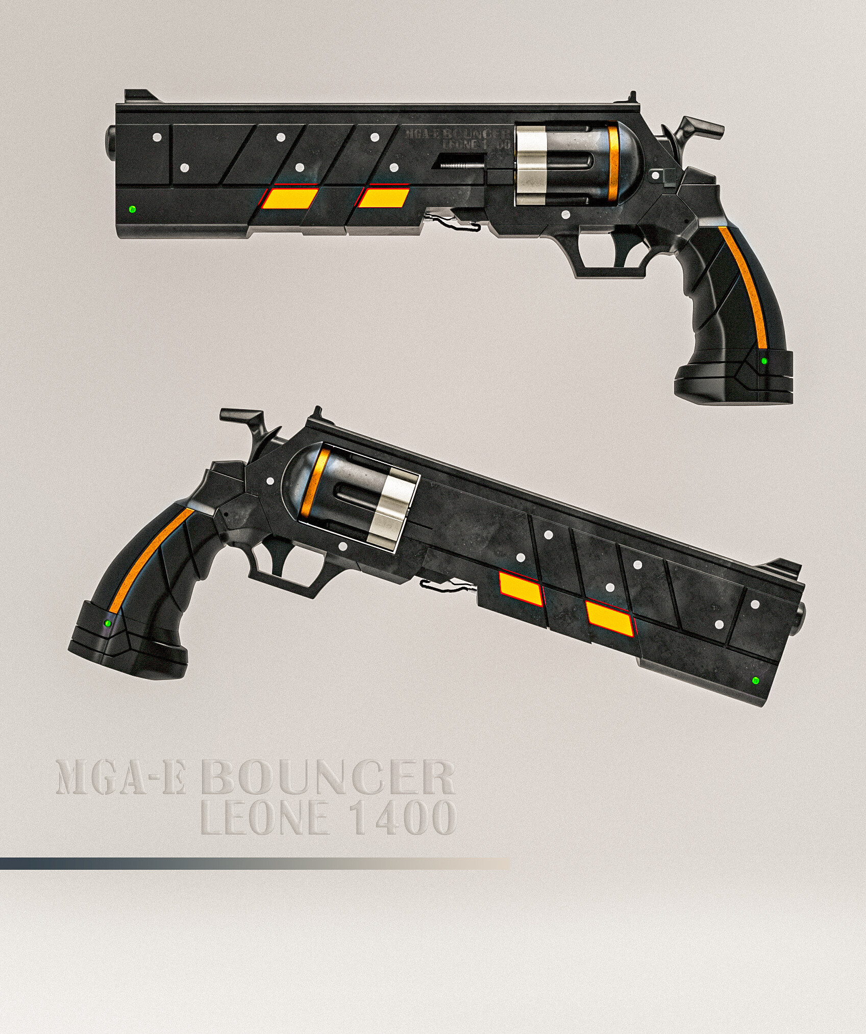ArtStation - Sci-fi revolver