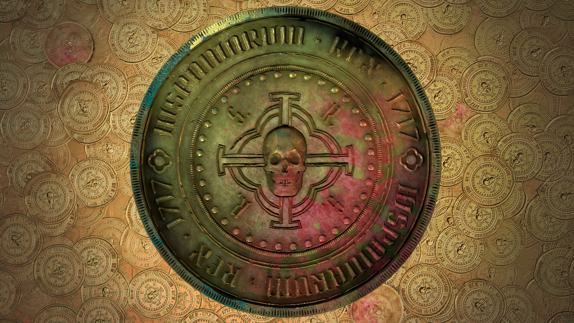 ArtStation - Gold Dabloons Texture