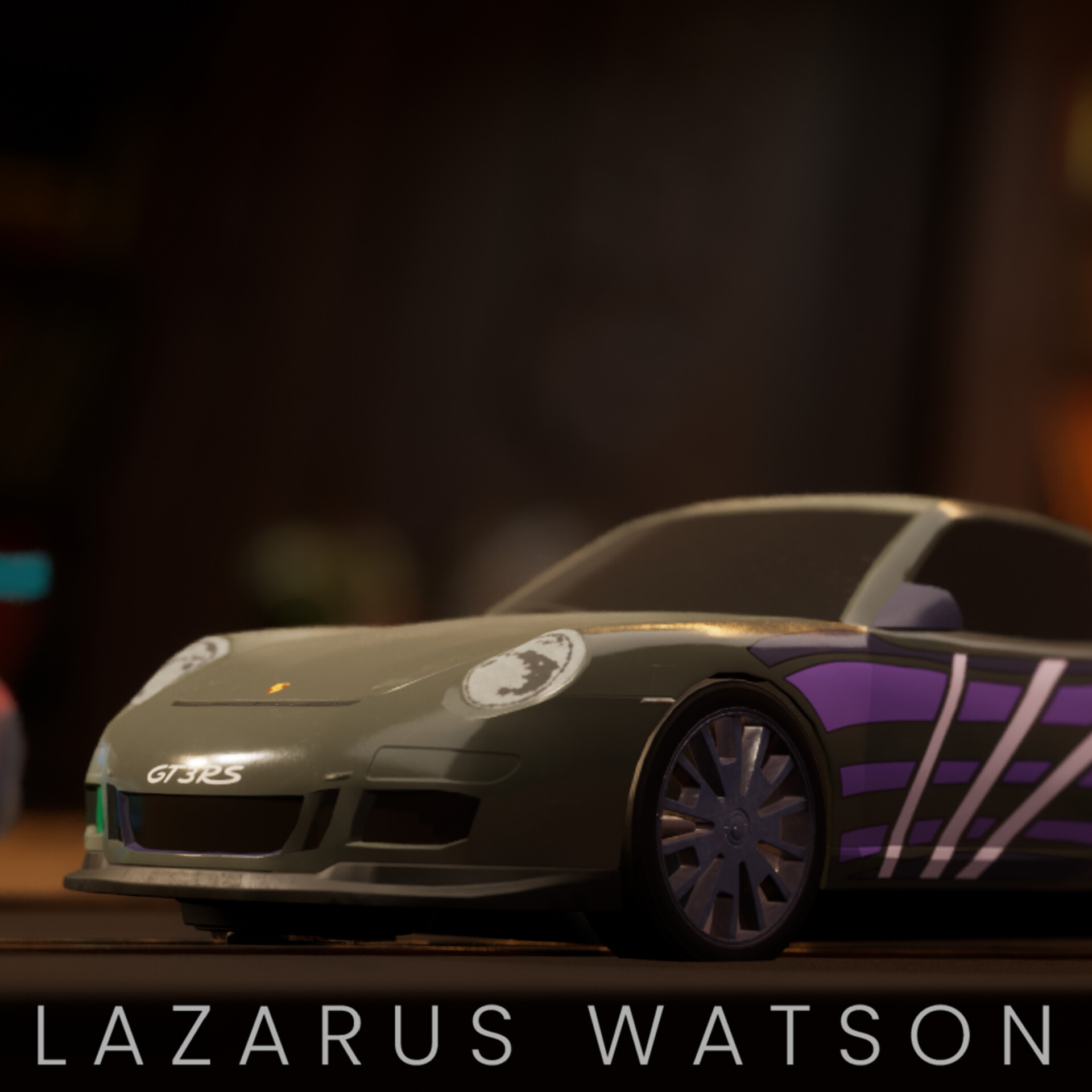 ArtStation - Scalextric Inspired Porsche 911 GT3 RS