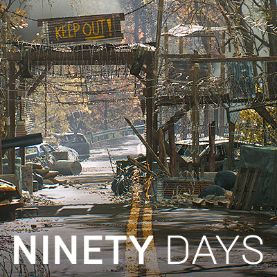 ArtStation - UE5 | Ninety Days | Motorcycle Chase