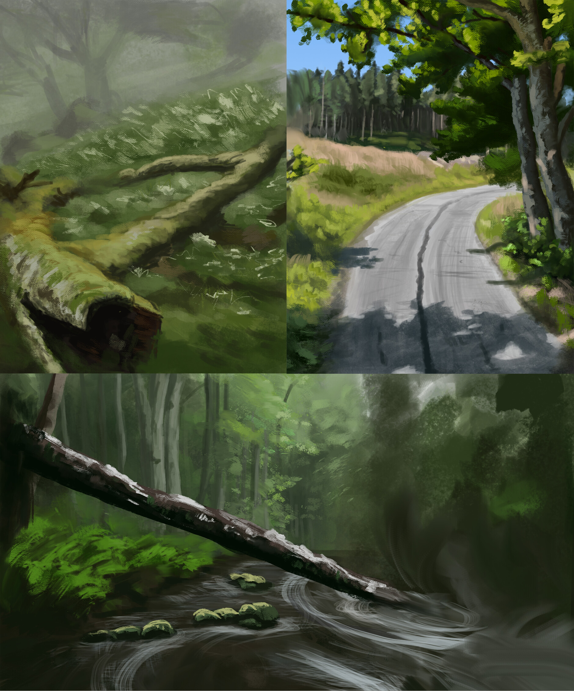 ArtStation - Brushwork study