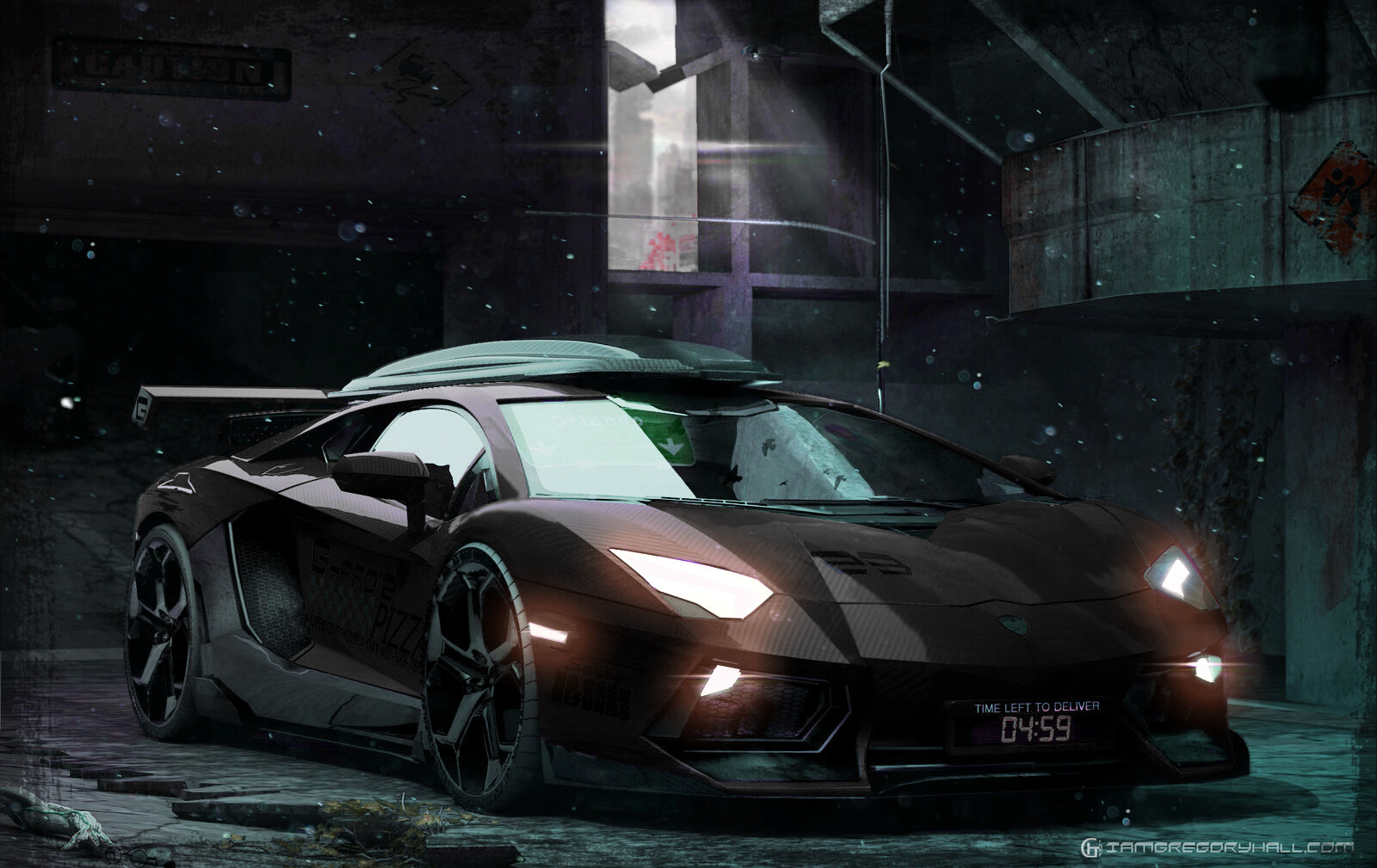 ArtStation - Lamborghini: Pizza Delivery Mod