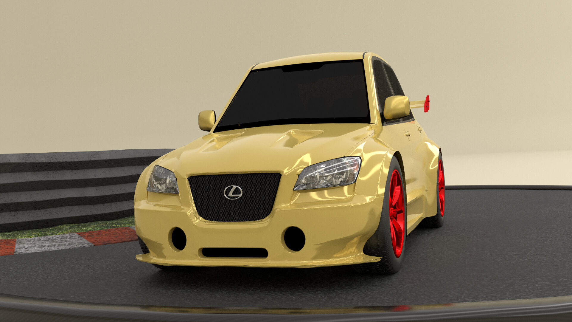 ArtStation - Need for Speed Most Wanted Lexus is300 Cartoon Model
