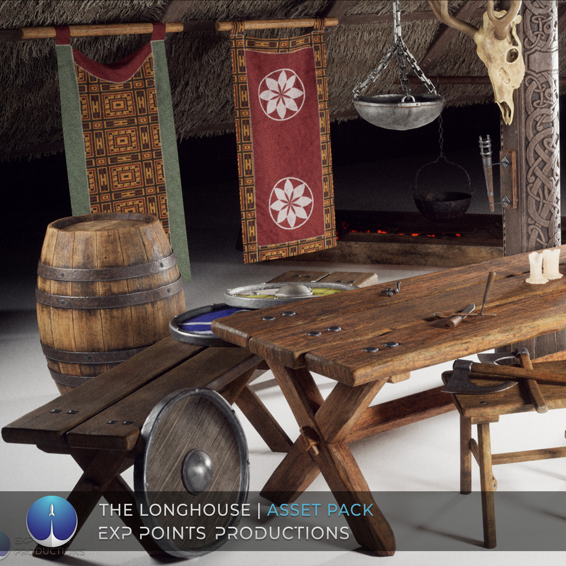ArtStation - The Longhouse | Assets