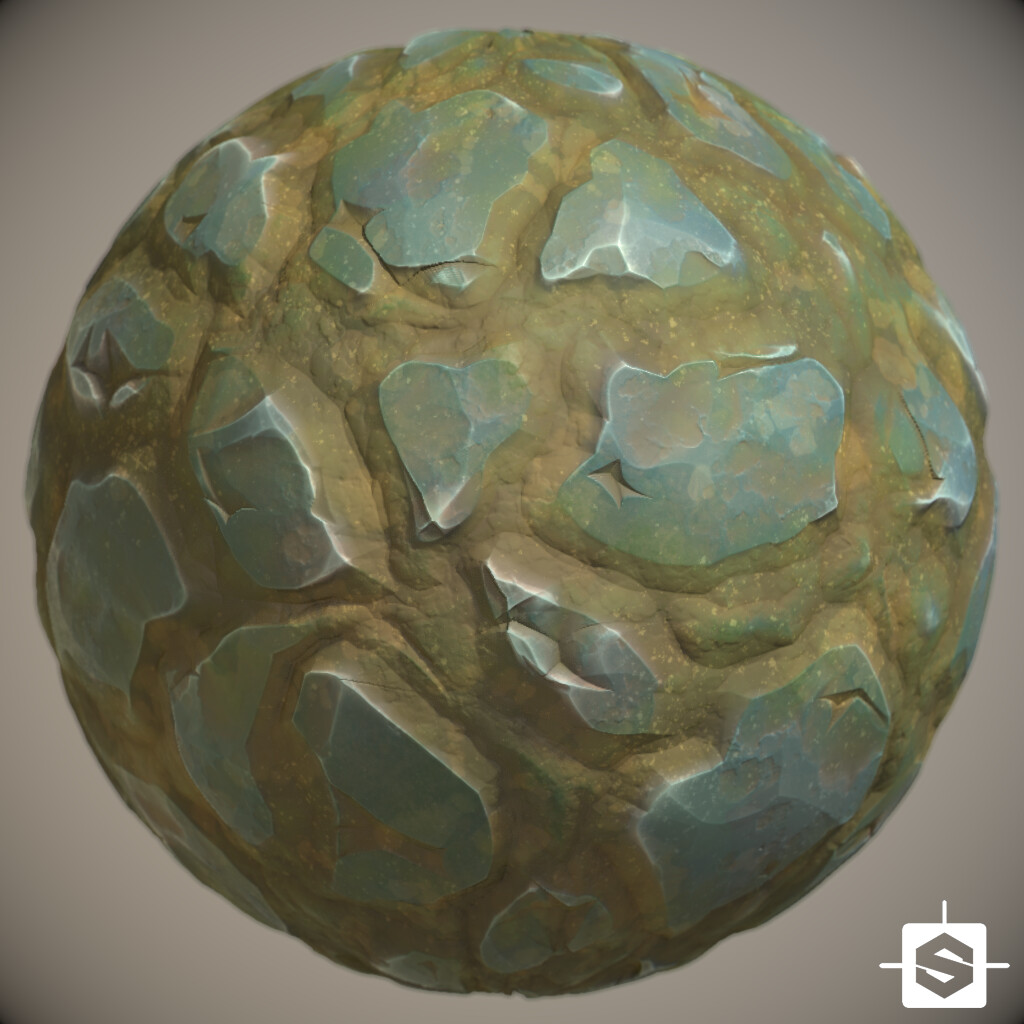 ArtStation - Texture: Mossy Stone Ground Material