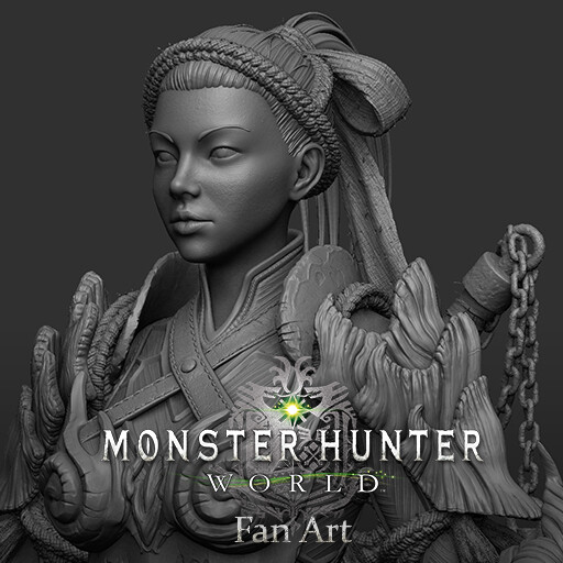 ArtStation - Monster Hunter World - Character Fanart