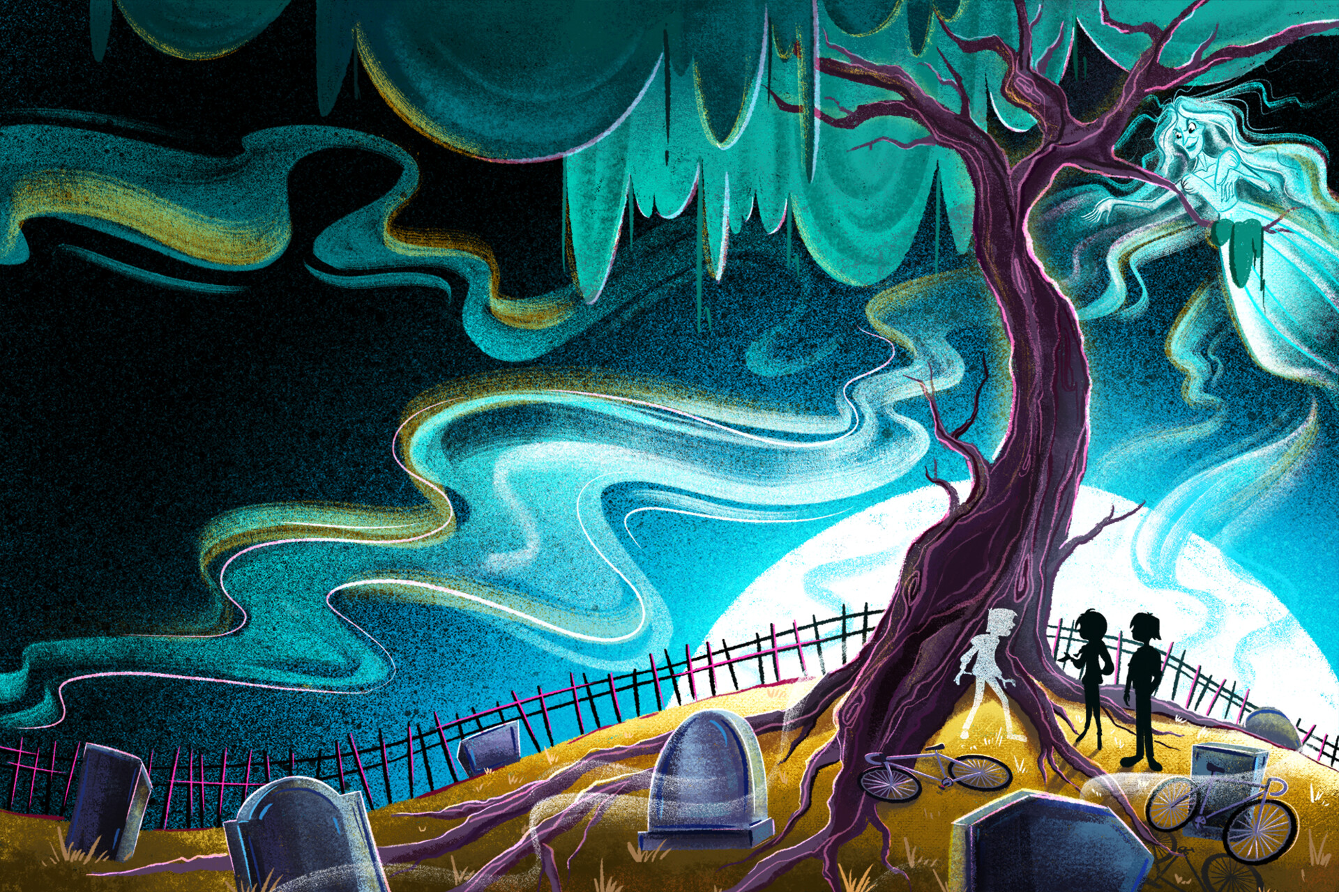 ArtStation - Bone Tree book cover art