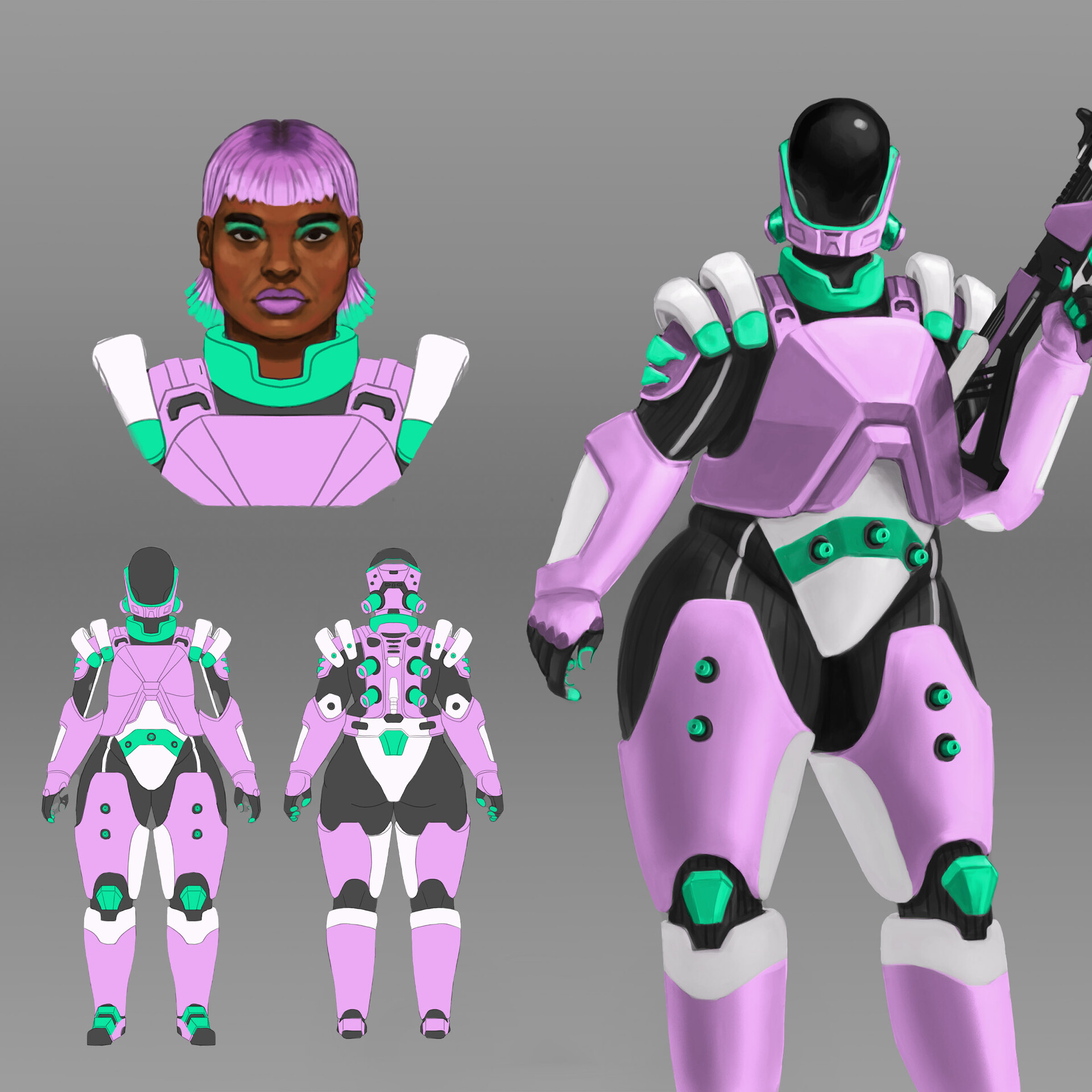 ArtStation - Space Hero Character Design