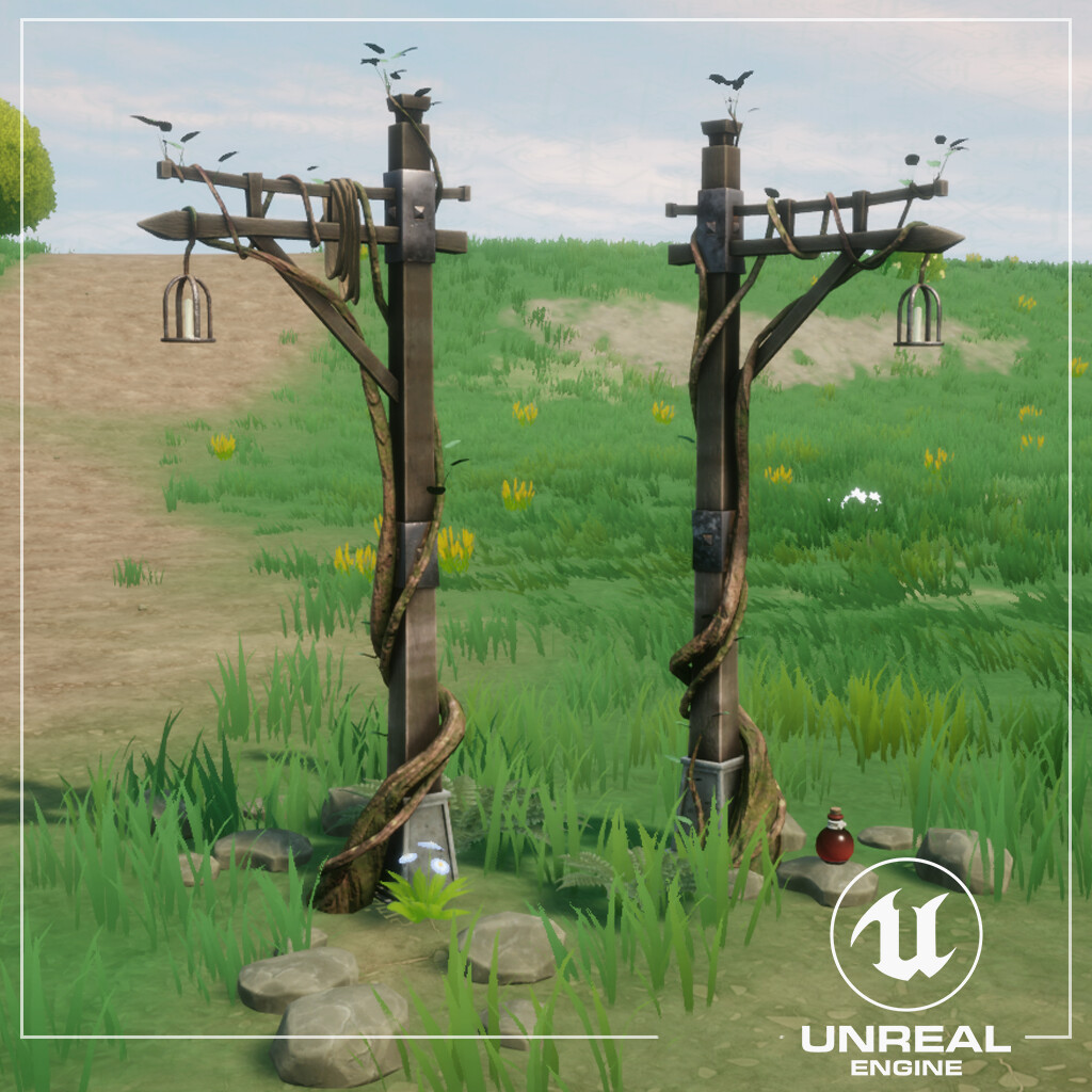 ArtStation - Forest Post