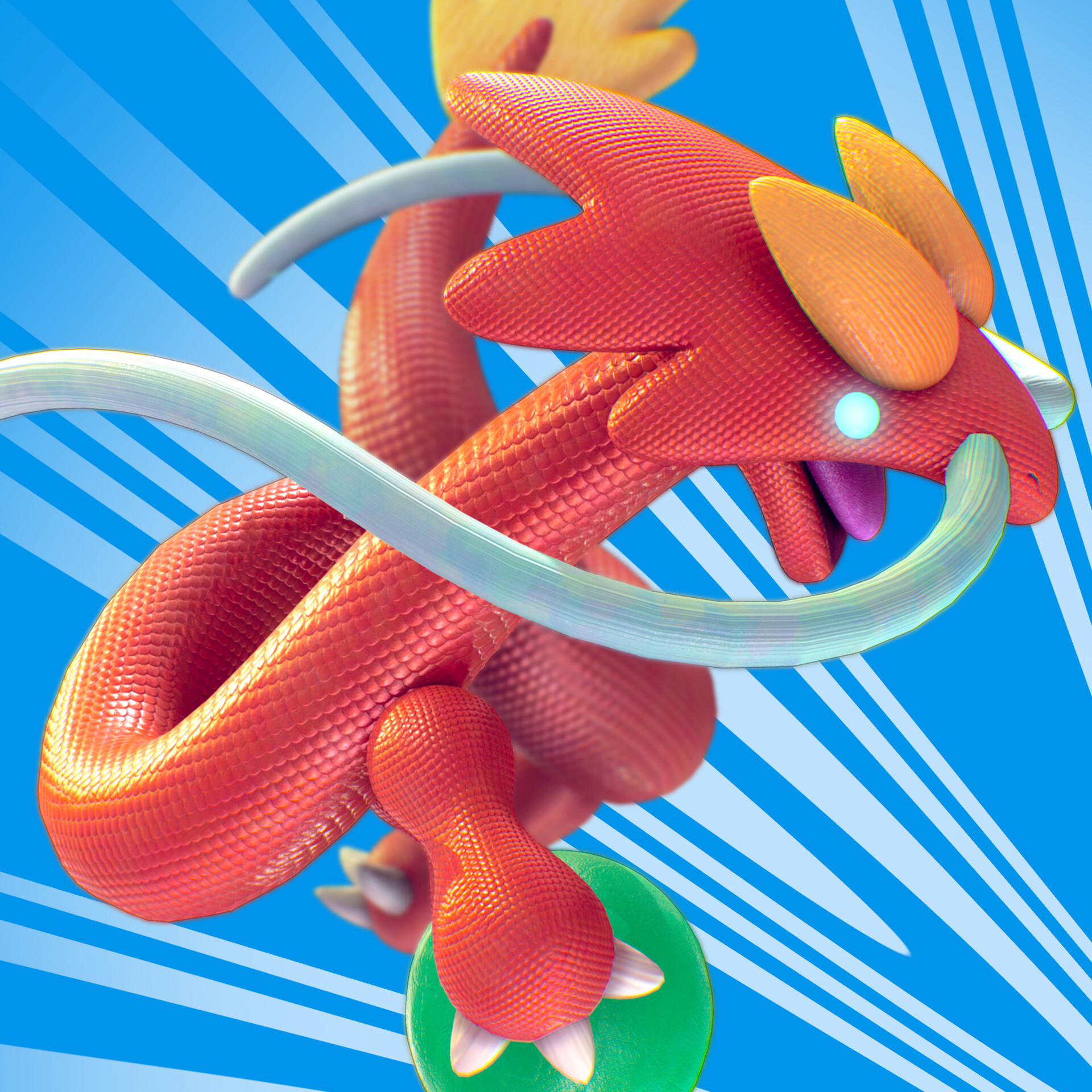 ArtStation - Flying Dragon: Original Creature Concept