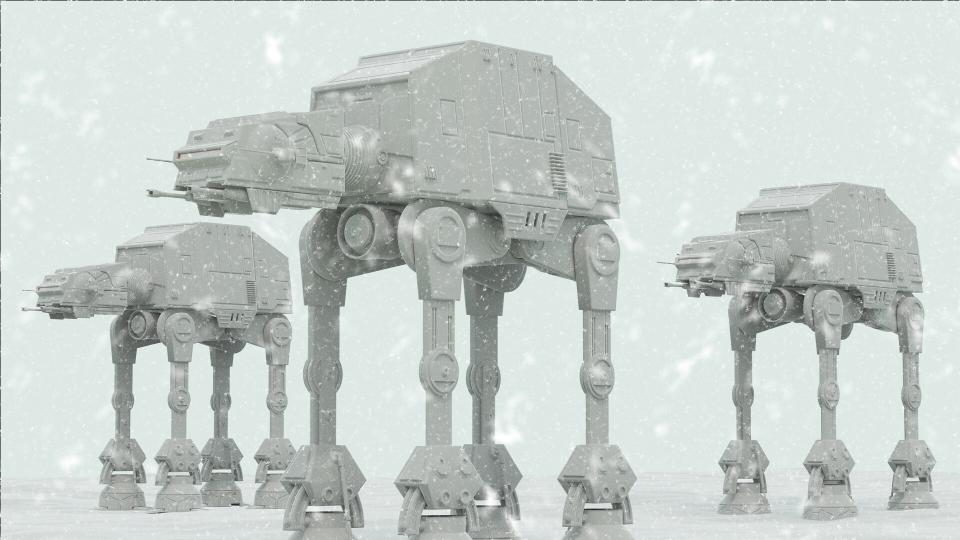 ArtStation - Attack on Hoth