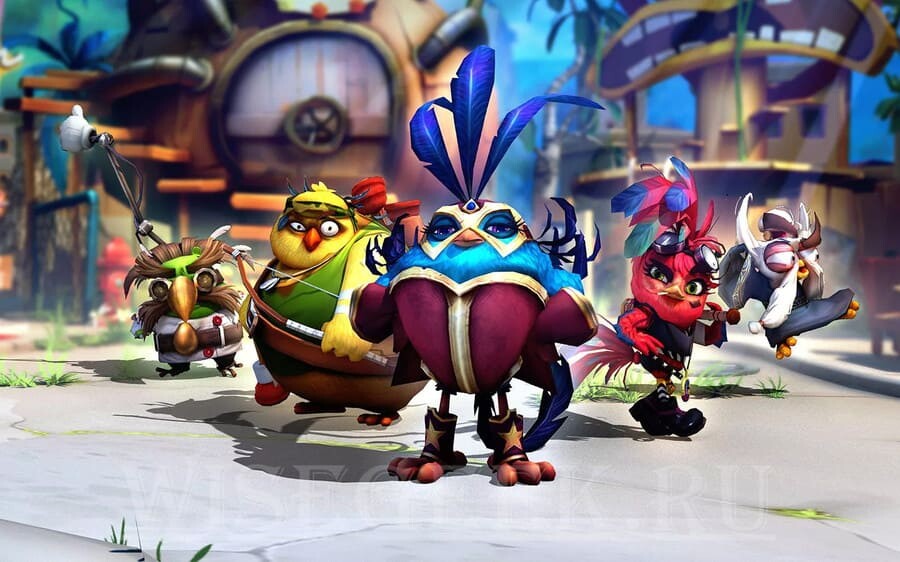 ArtStation - Angry Birds Evolution (Buildings Work)