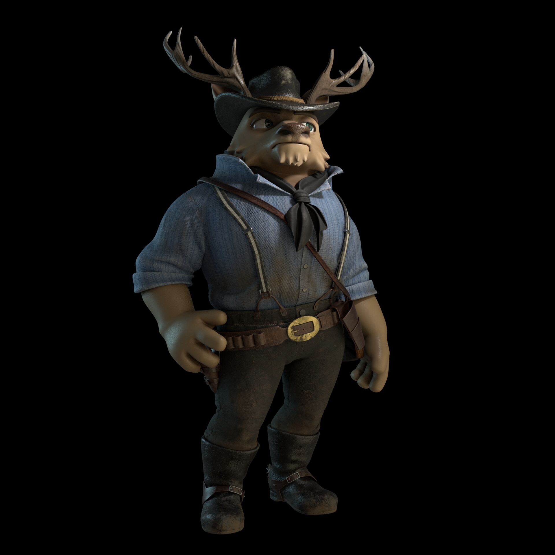 ArtStation - Red Dead Redemption 2 _ Arthur Morgan Deer