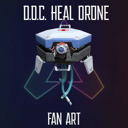 ArtStation - D.O.C. Heal Drone Fan Art Apex Legends