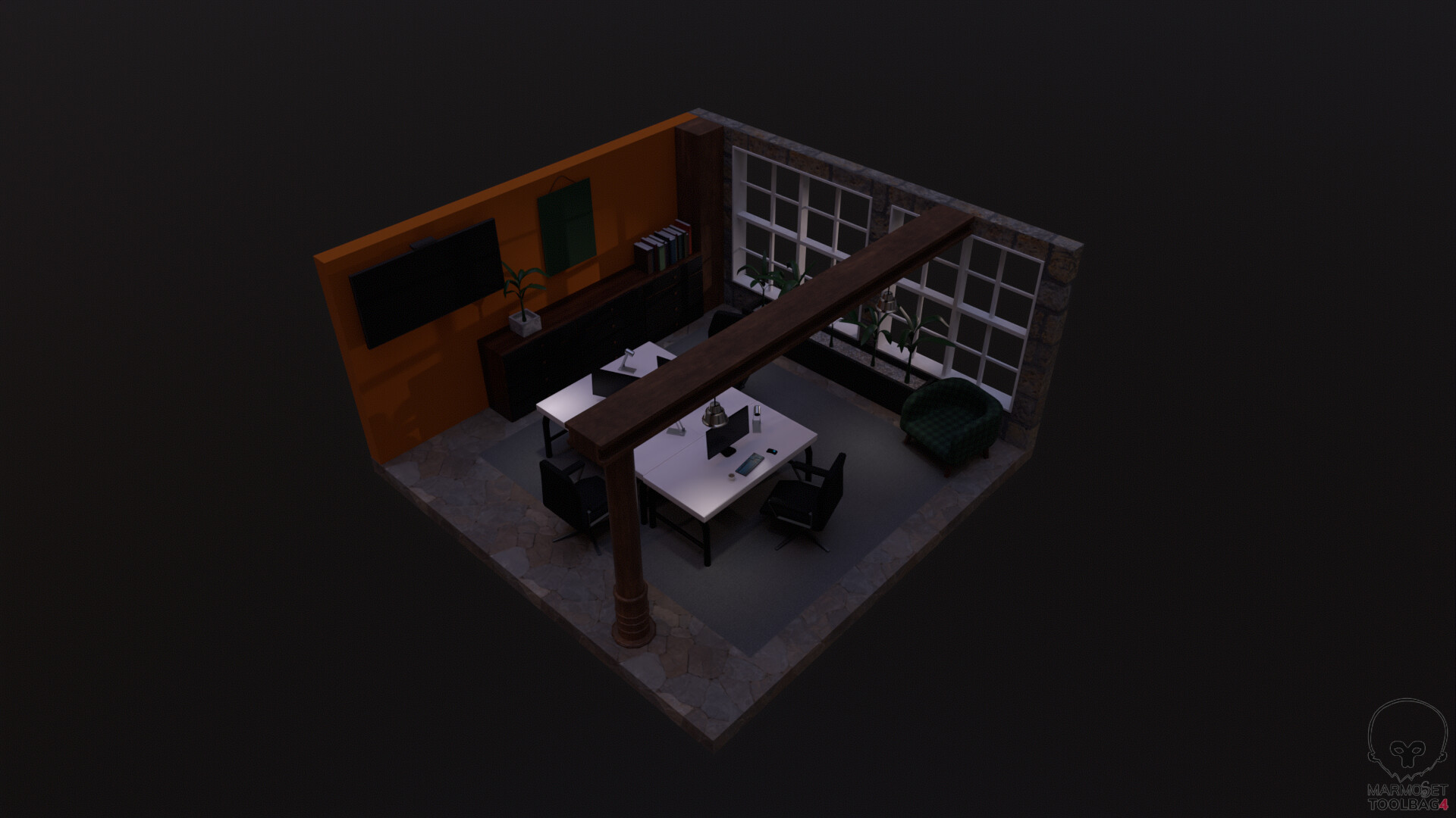 ArtStation - Isometric Room