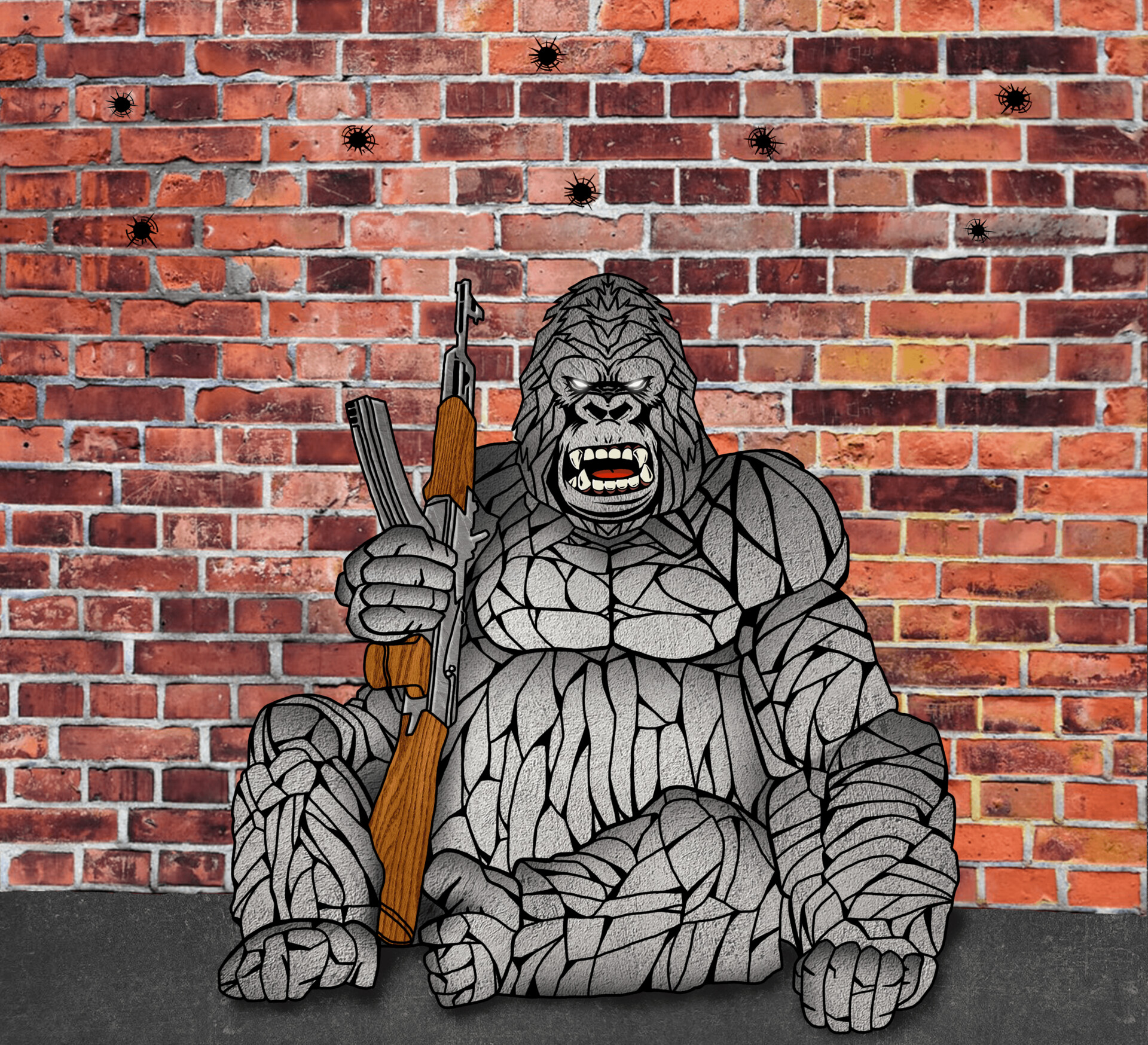 ArtStation - 'Guerilla' Digital Illustration