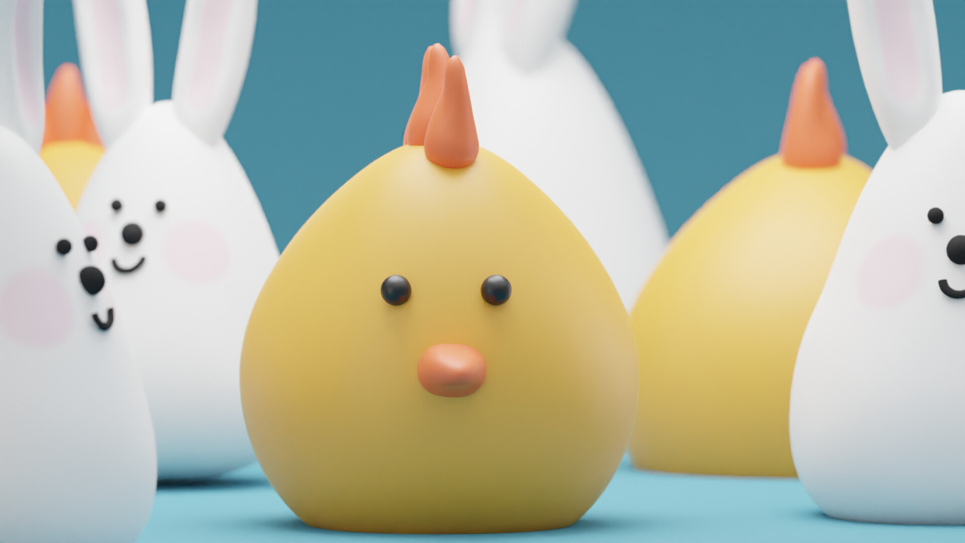 ArtStation - Between The Chick And The Rabbit