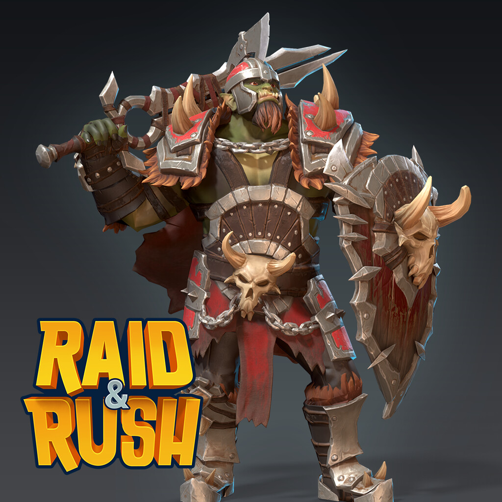 ArtStation - Orc Wariior Modeling and Animation