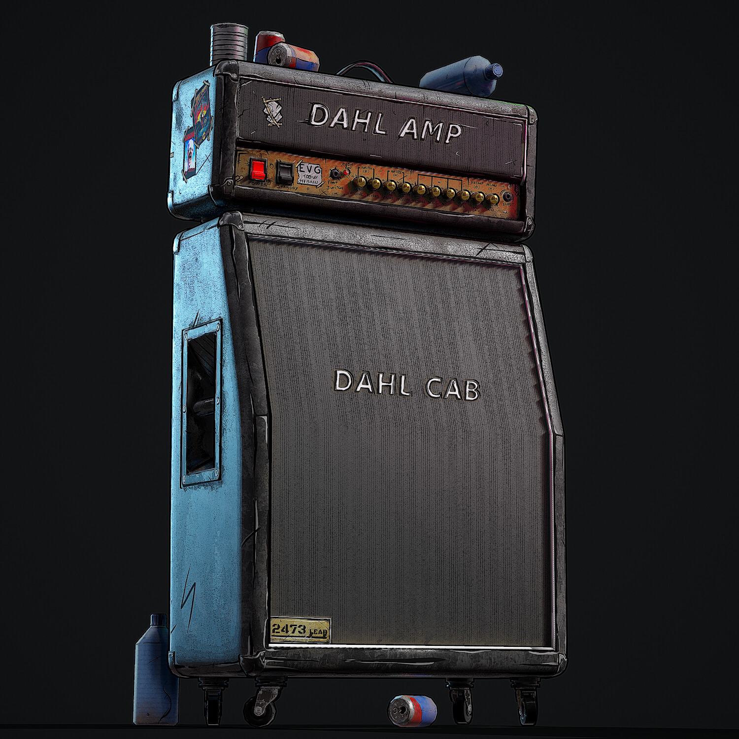ArtStation - BORDERLANDS - DAHL TubeAmp Fan Art