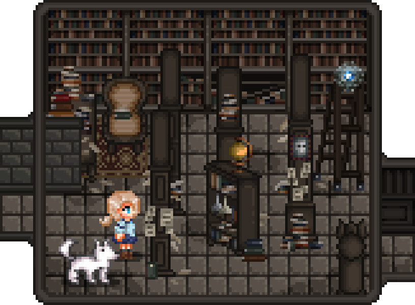 ArtStation - Haunting Ground Pixel Redesign