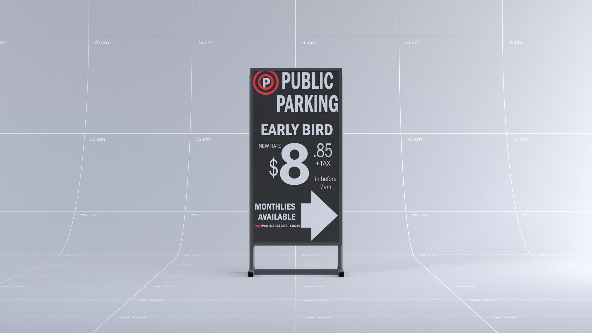 ArtStation - Toronto | Parking Signage 01