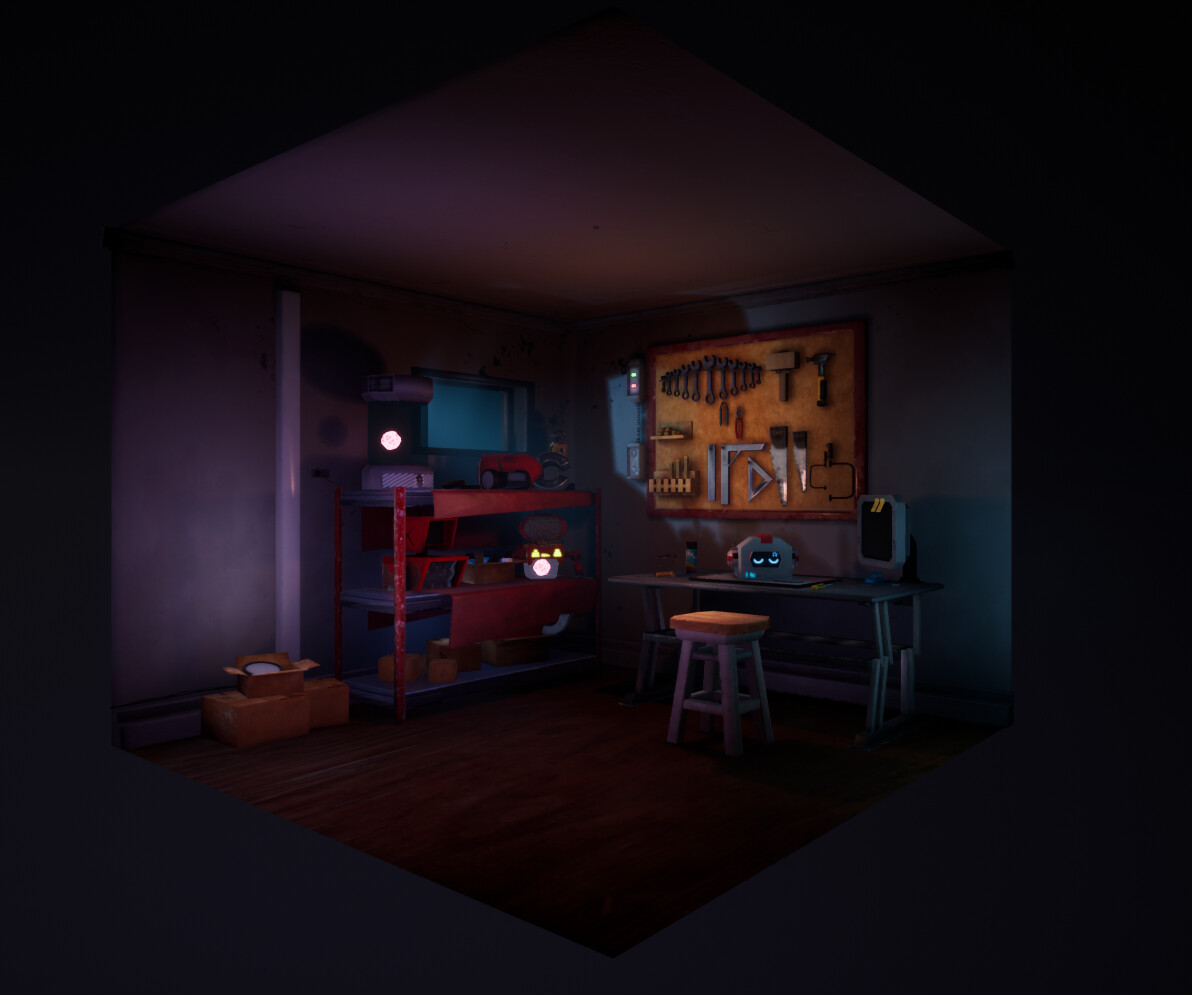 ArtStation - Robot workshop (Reworked in Unreal)