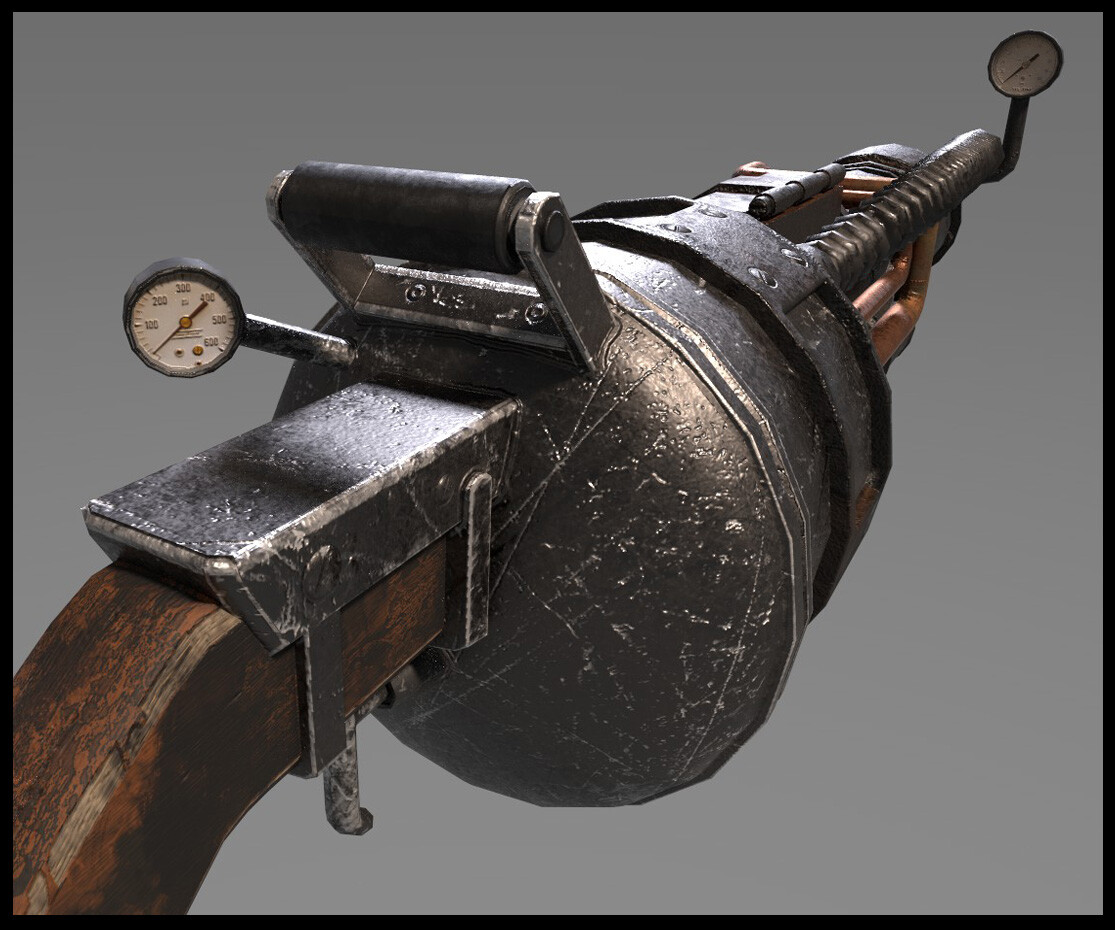 ArtStation - Railspike Rifle