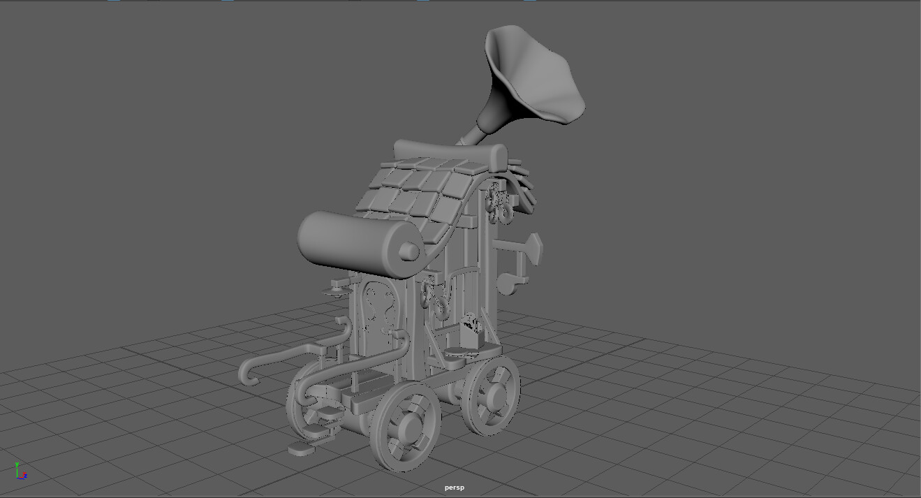 ArtStation - Backyard Sonata-WIP Study