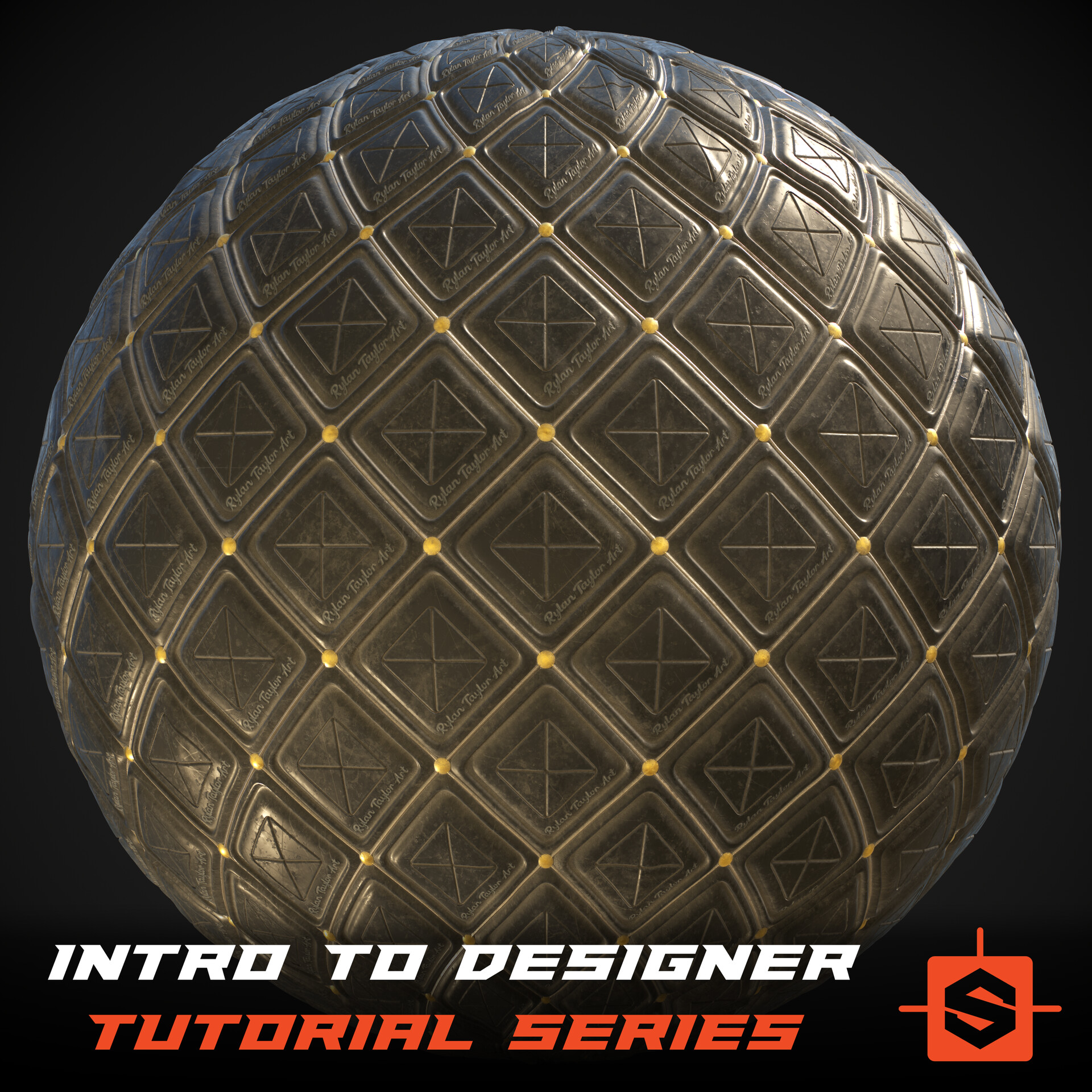 ArtStation - Vintage Leather Padding Material (Tutorial)