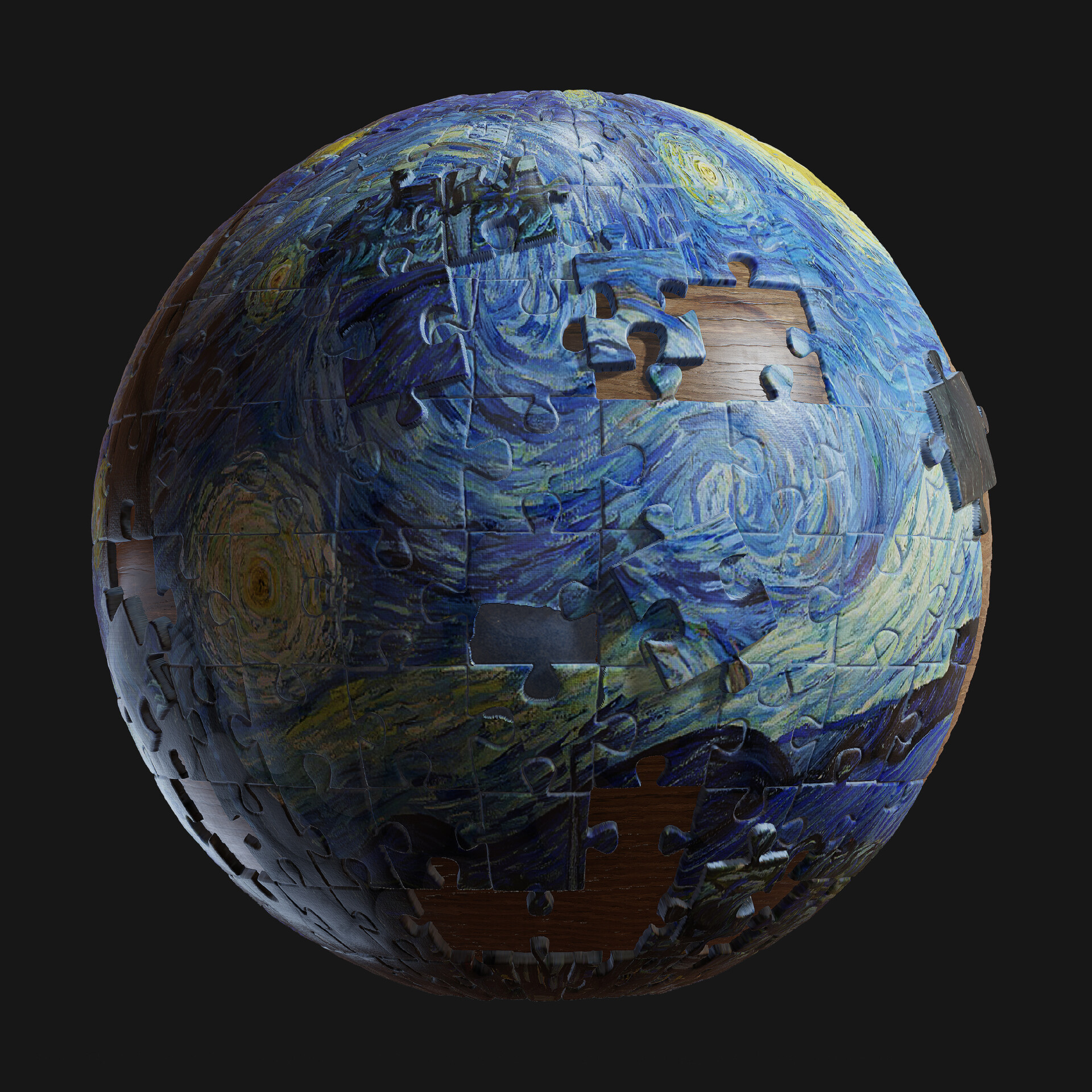 ArtStation - Puzzle - Material Study