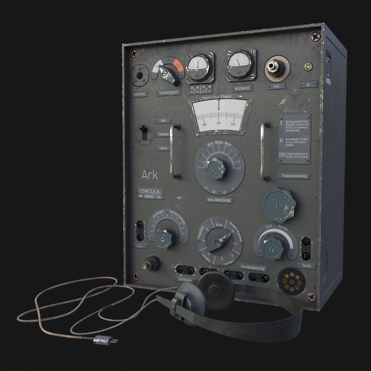 ArtStation - German Radio WWII