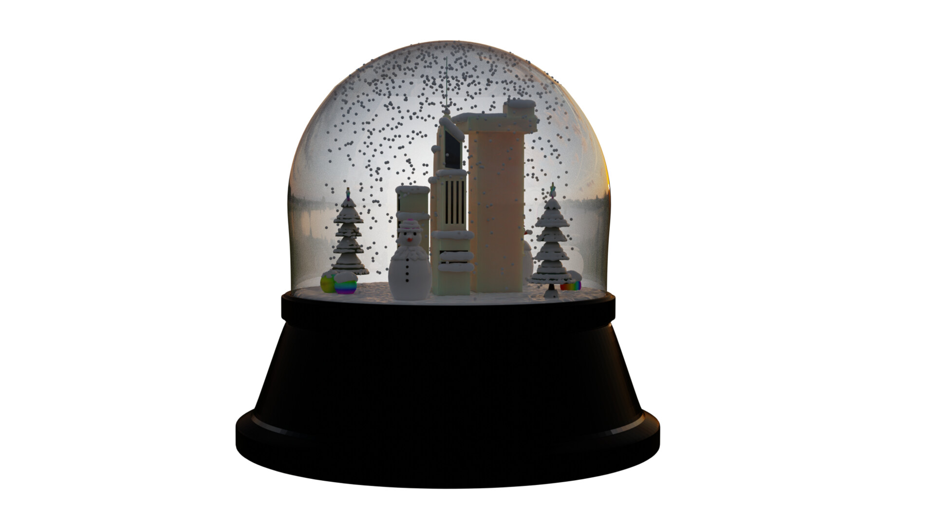 ArtStation - Snow Globe Animation