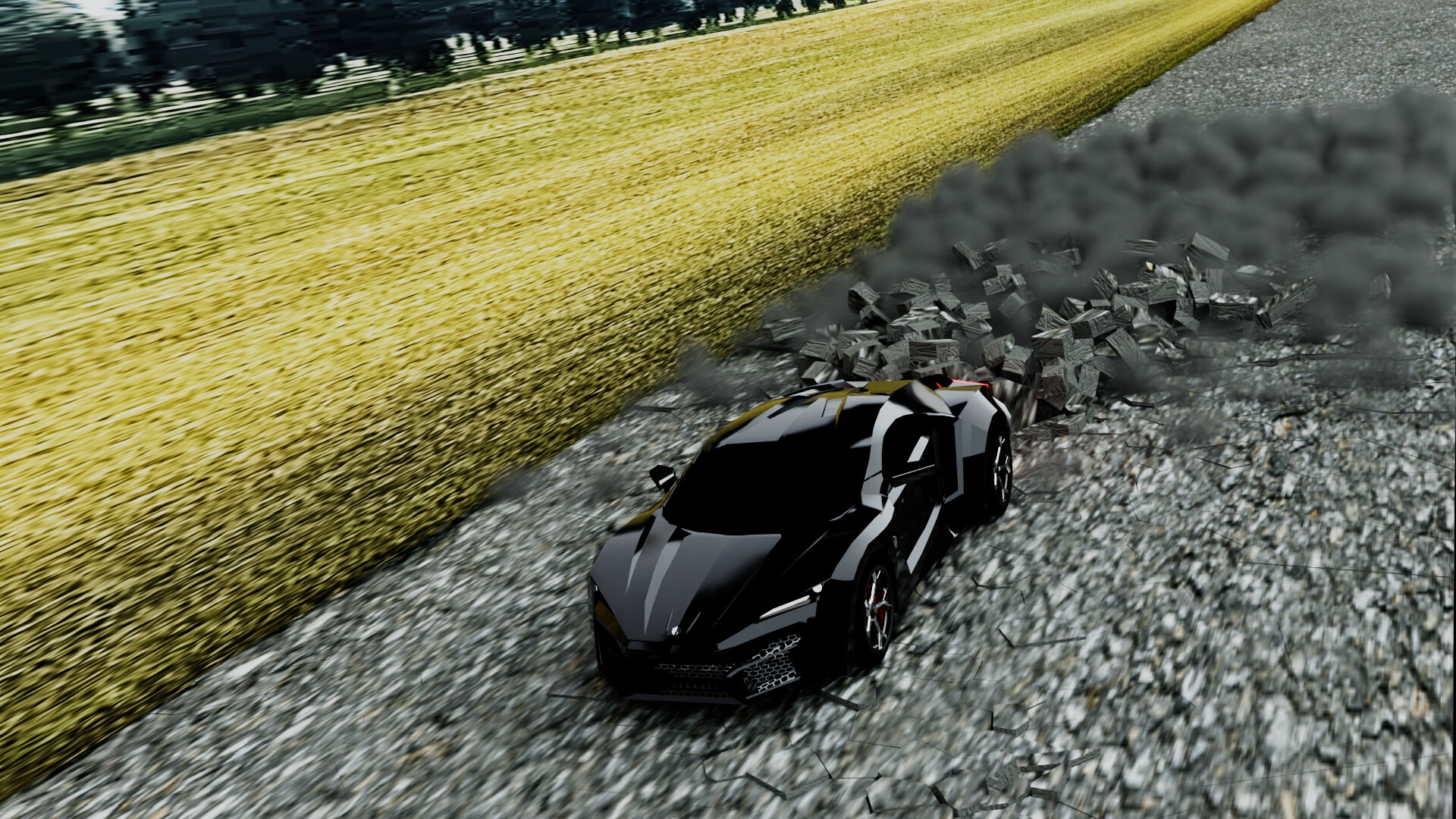 ArtStation - Road Destruction