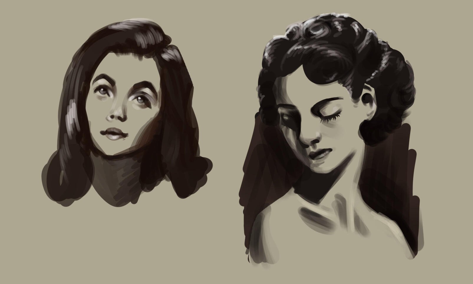 ArtStation - High contrast exercises
