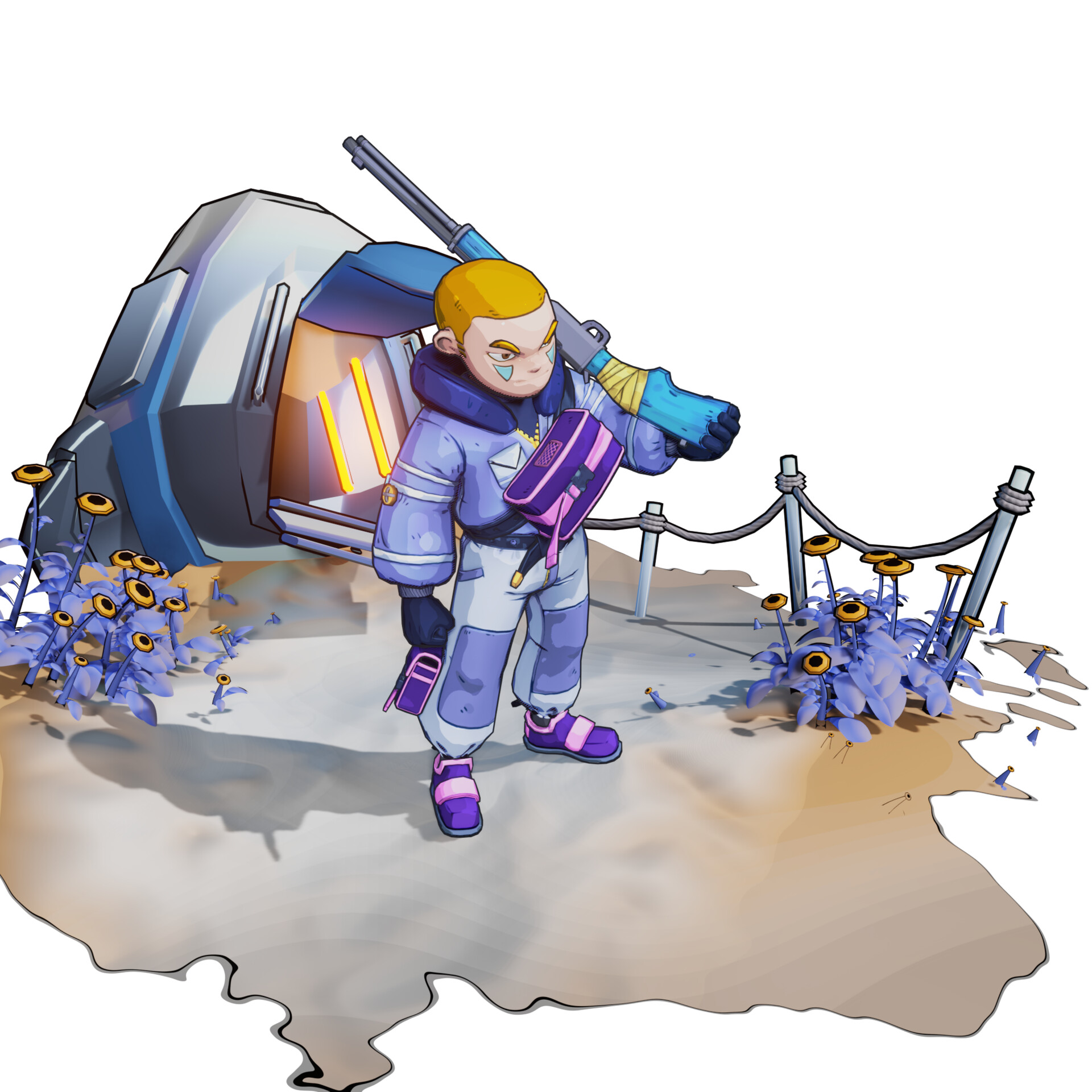 ArtStation - Sci-fi Cartoon Character