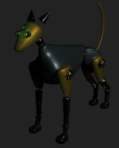 ArtStation - Akino the Robot Doggo