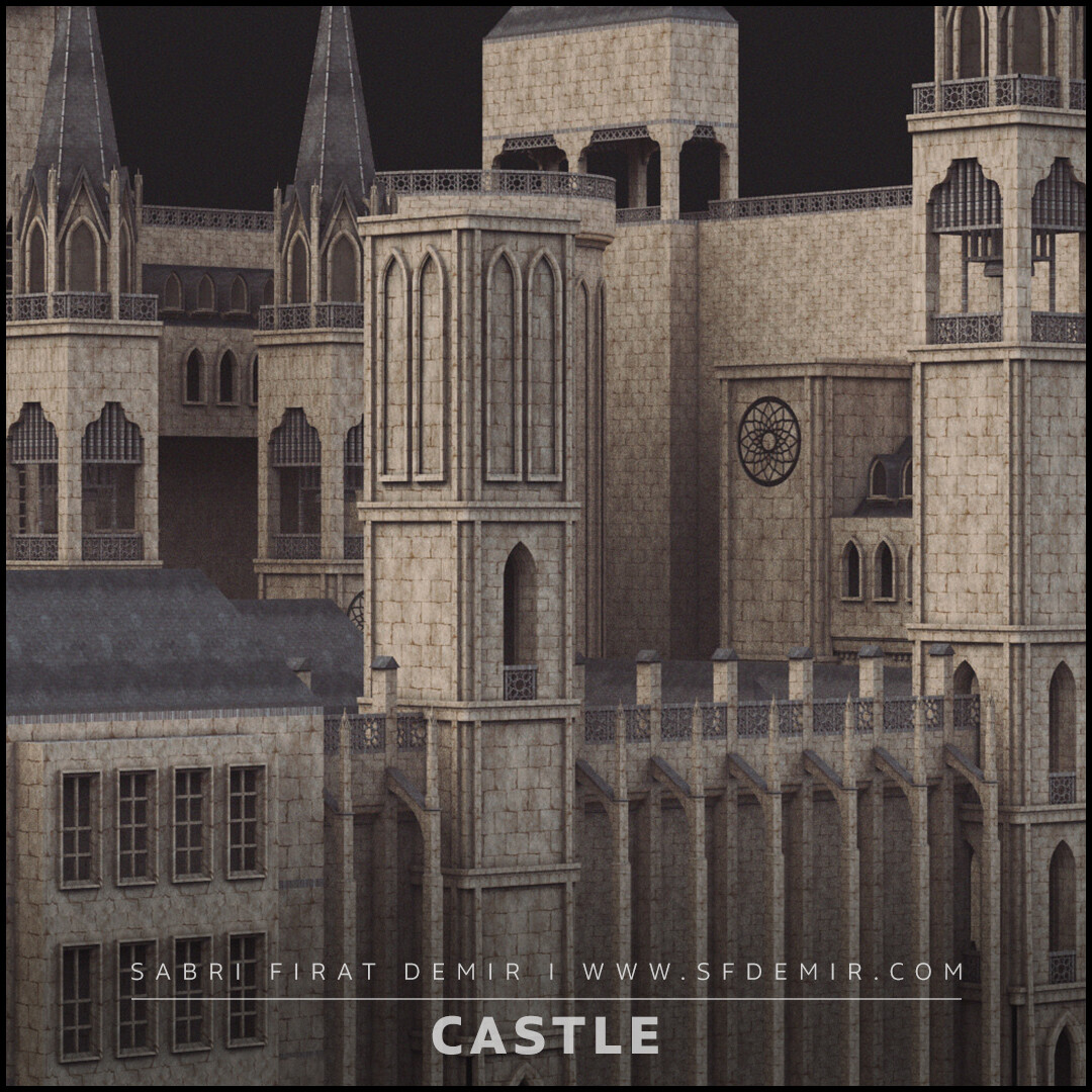 ArtStation - Medieval Castle
