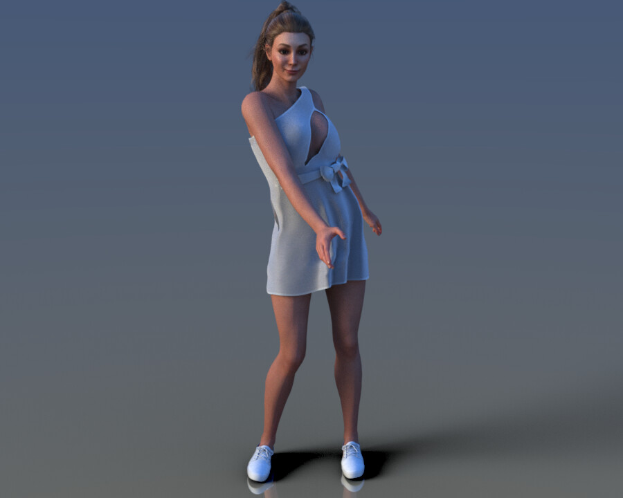 ArtStation - Creating of 3D woman model