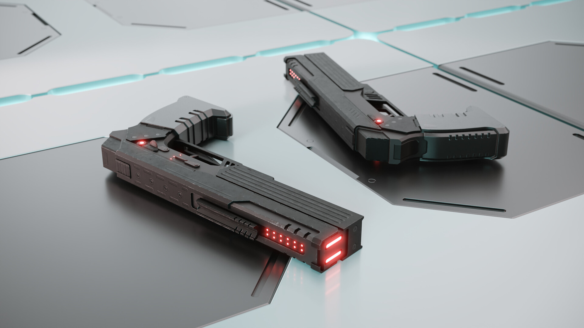 ArtStation - Scifi Pistol