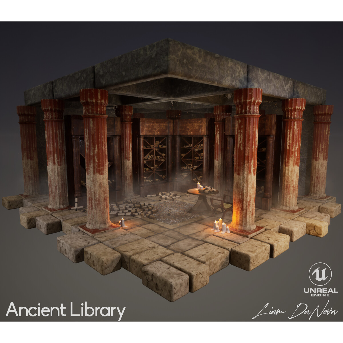 ArtStation - Ancient Library