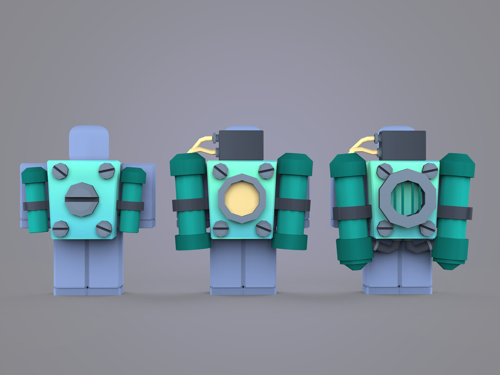 ArtStation - Jed-pack set low poly